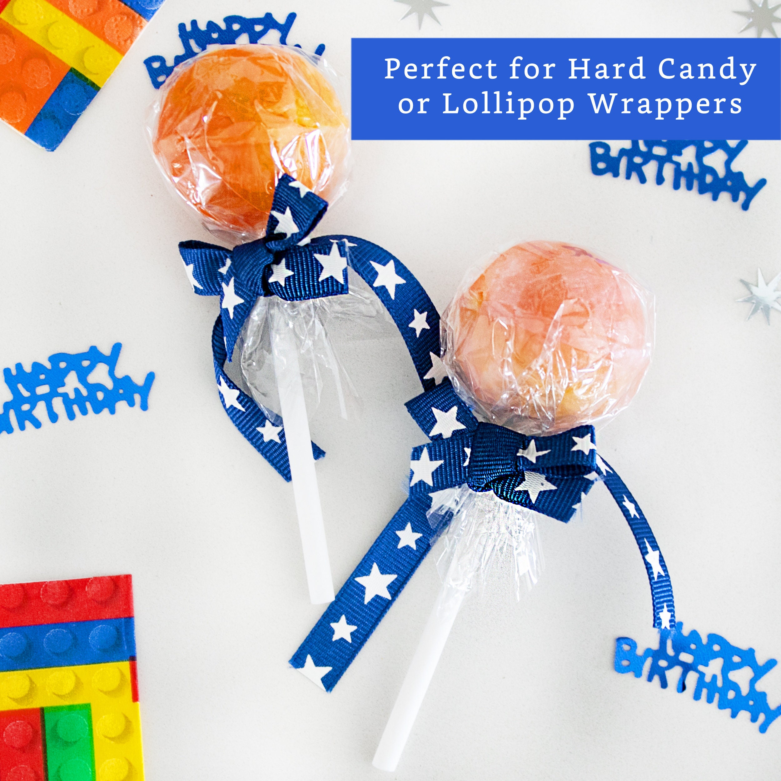 Clear Candy Wrappers for Caramels (300 Pcs 5 X 5 Inches) - Natural ...