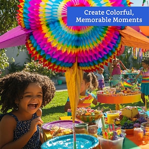 Mexican Piñata (large 32 In) - Authentic Handmade Foldable Large Pinata ...