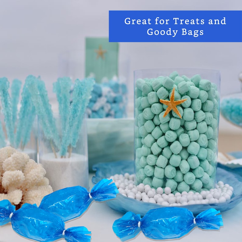 200 Ft Blue Cellophane Wrap Roll 16 in X 200 Ft Colored Cellophane Roll ...