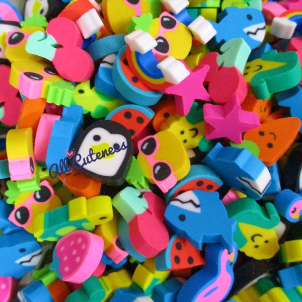 Cute Erasers - Etsy