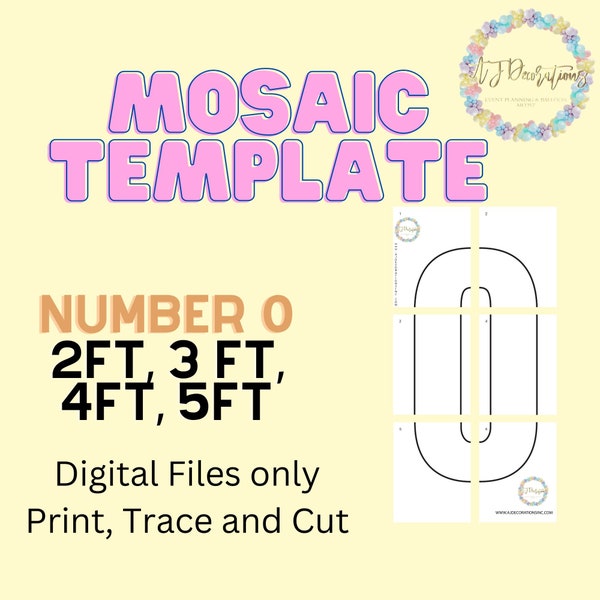 Number 2 Mosaic - Etsy