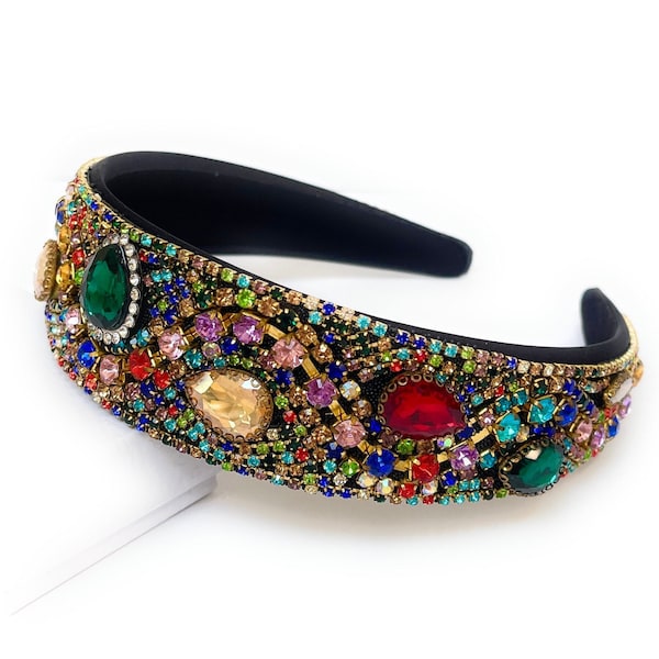 Jeweled Headband - Etsy