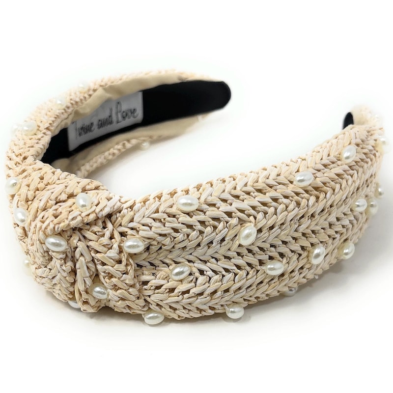 Pearl Bead Headband - Etsy