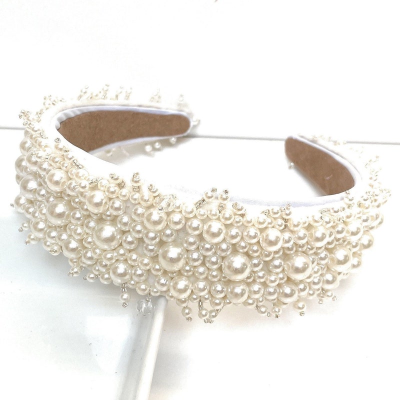 Pearl Headband - Etsy