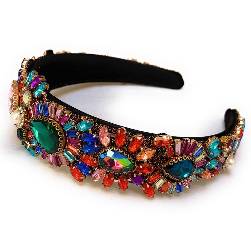 Jeweled Headband - Etsy