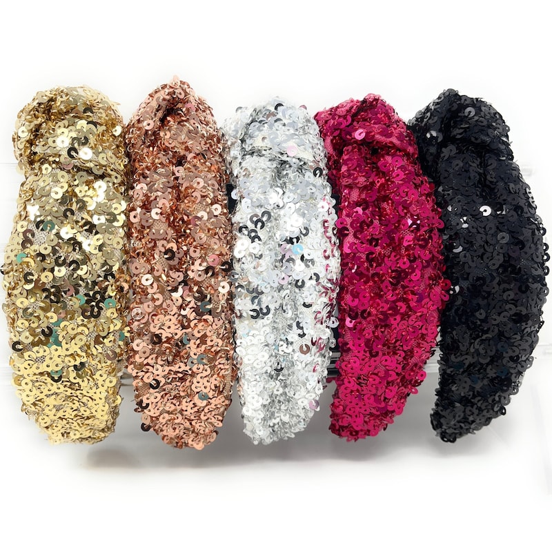 Sequin Headband - Etsy