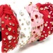 Heart Knot Headbands Valentines Day Headbands Valentines - Etsy