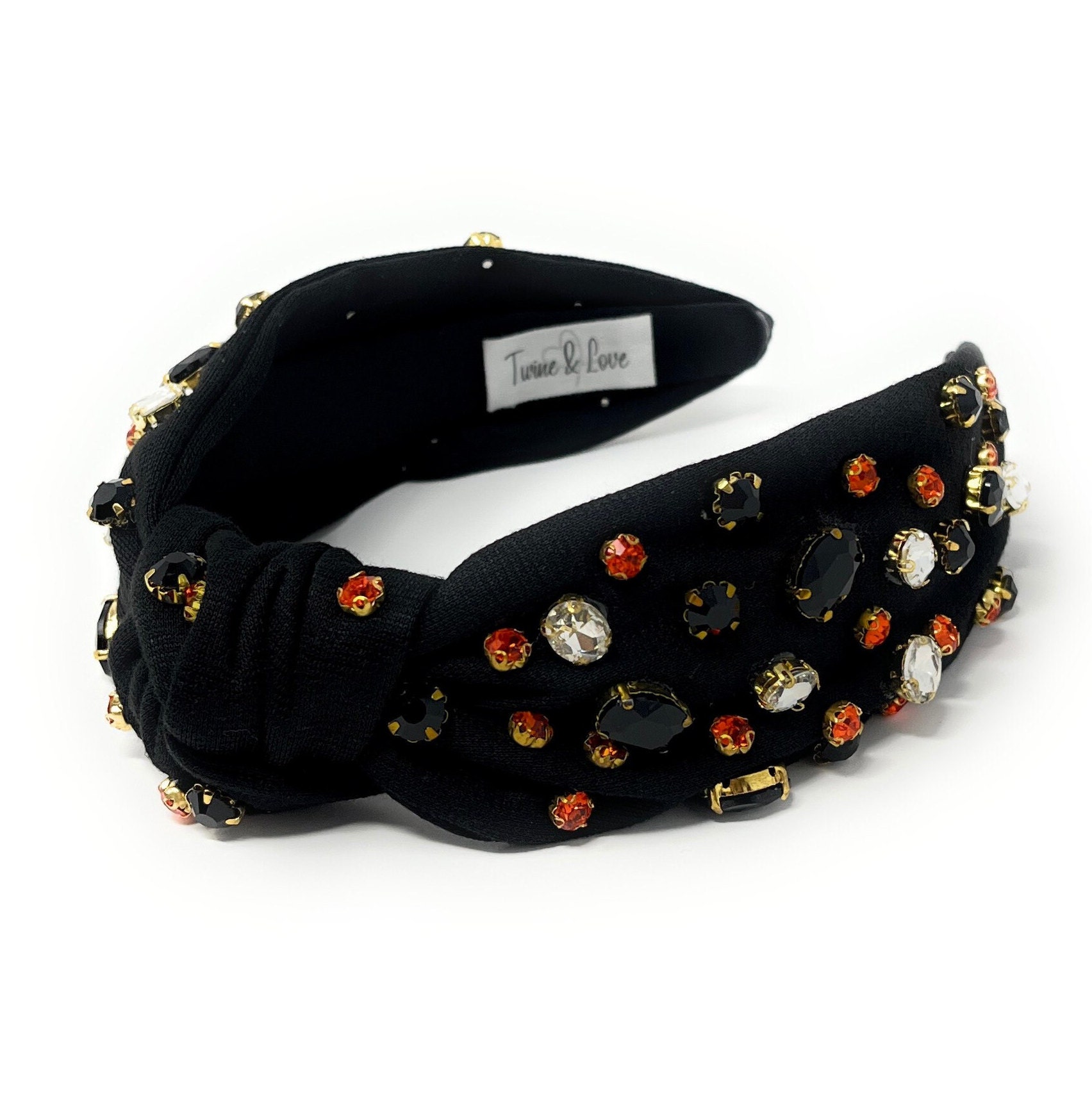 Halloween Jeweled Knot Headbands, Halloween Headbands, Candy Corn ...