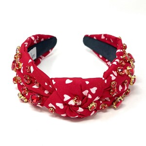 Heart Knot Headbands, Valentines Day Headbands, Valentines Knot ...