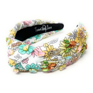 Easter Hand Sewn Knotted Headband, Easter Knotted Headband, Embellished ...
