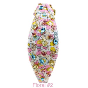 Easter Hand Sewn Knotted Headband, Easter Knotted Headband, Embellished ...