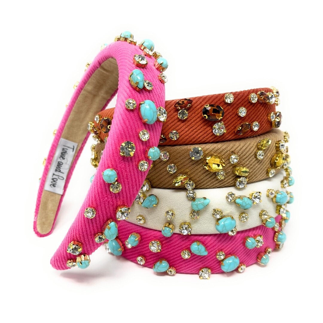 Luxurious Baroque Headband With Handcrafted Jeweled Embellishments ...