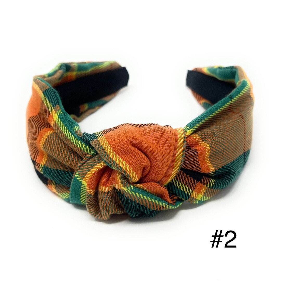 Fall Jeweled Knotted Headband, Fall Fashion Handcrafted Headbands for ...