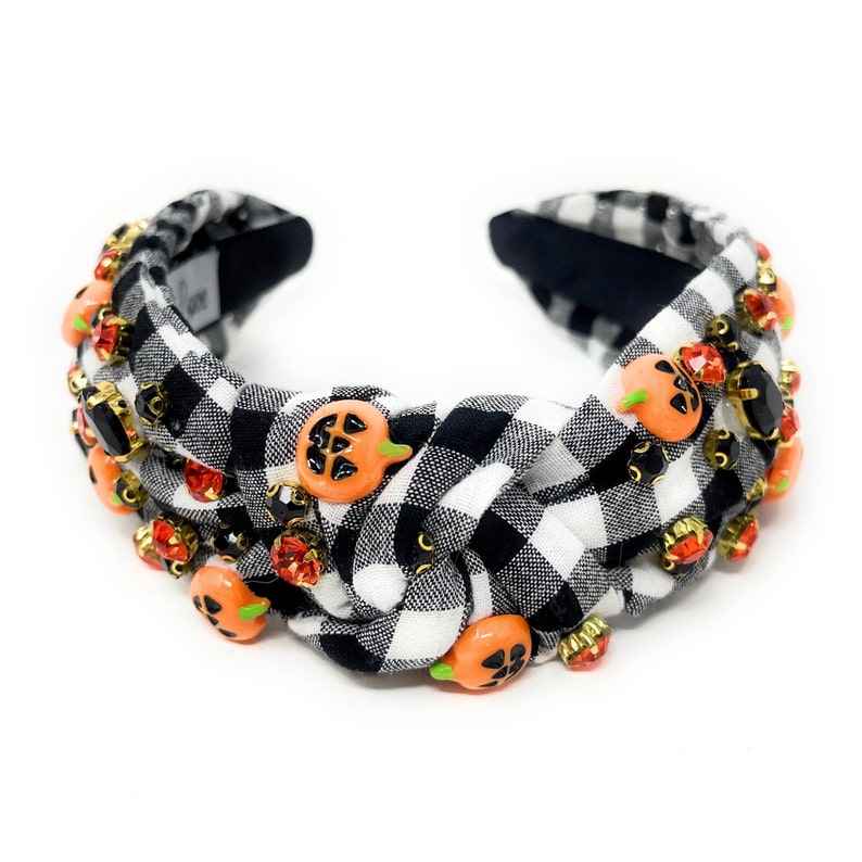 Halloween Jeweled Knot Headbands, Halloween Headbands, Candy Corn ...