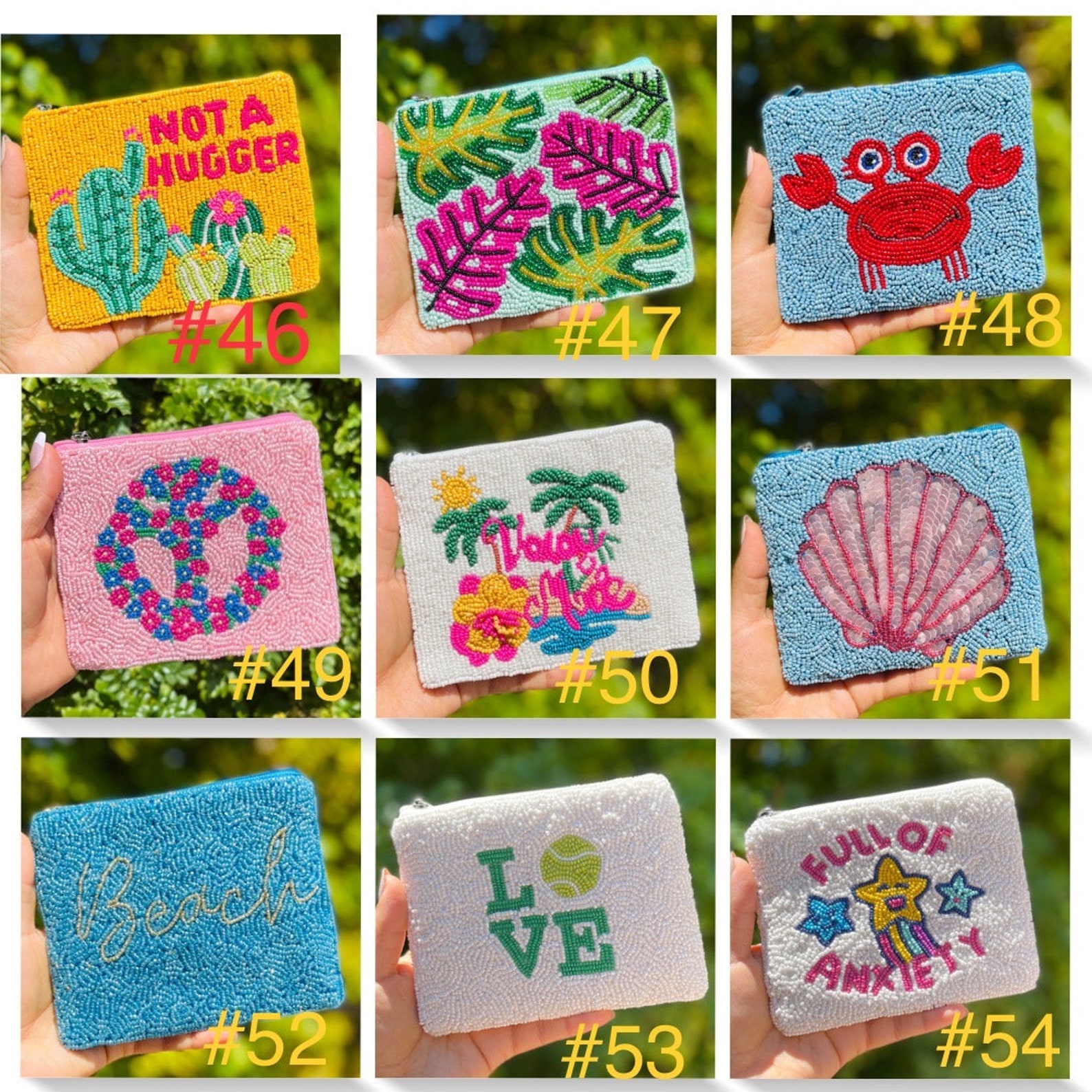 Beaded Coin Pouch Beaded Coin Purse Bead Coin Pouch Best - Etsy