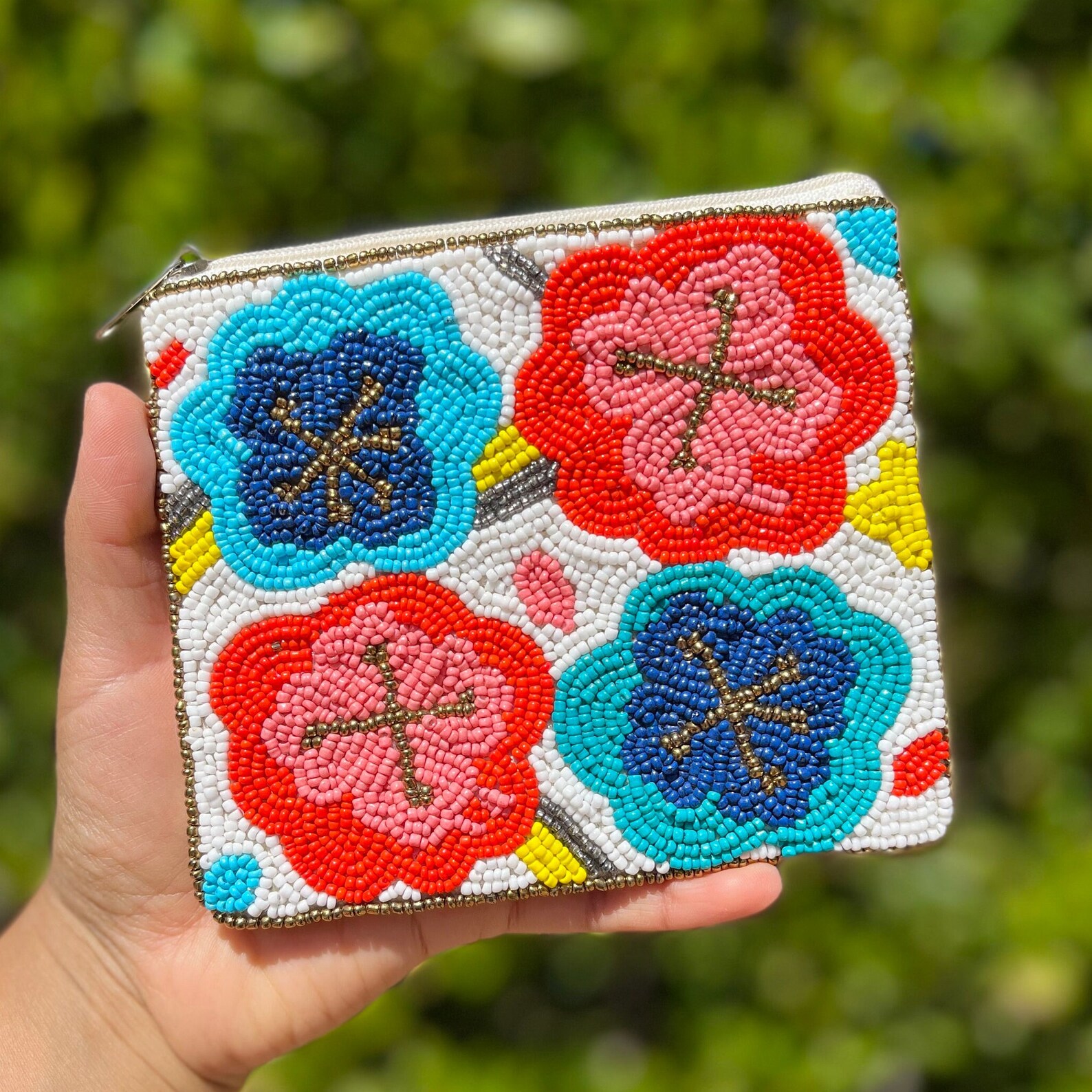 Coin Purse Pouch Beaded Coin Purse Cute Coin Purse Beaded - Etsy