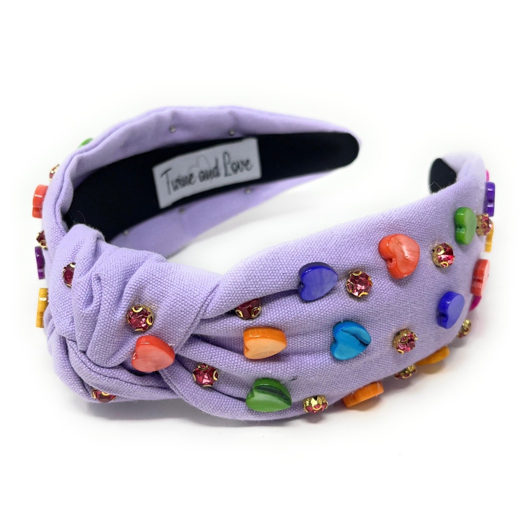 Heart Knot Headbands, Valentines Day Headbands, Valentines Knot ...