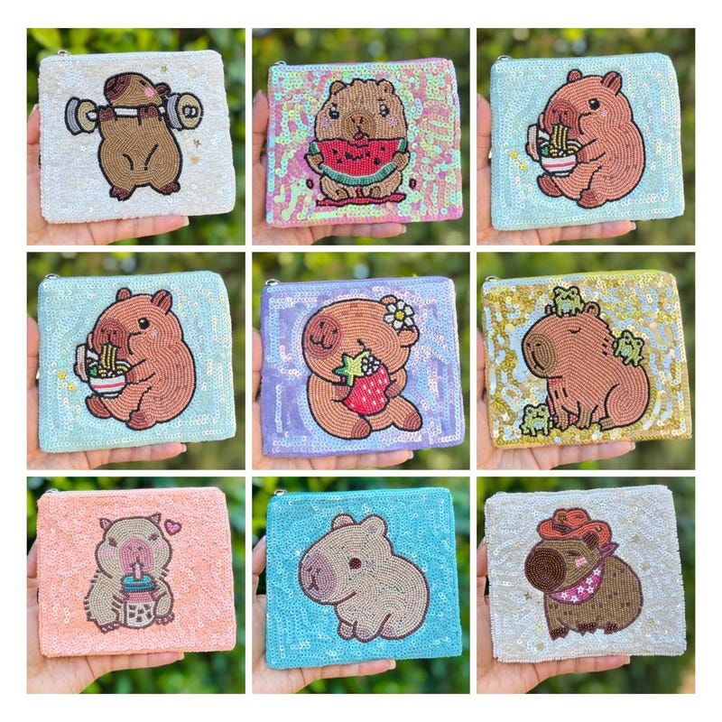 Capybara Pouches - Etsy