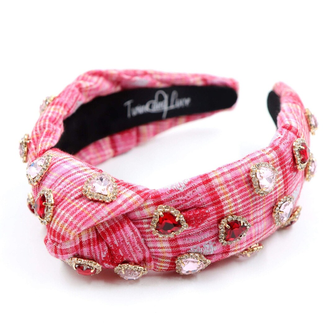 Sweetheart's Delight: Hand Sewn Custom Valentine's Day Knot Headband ...