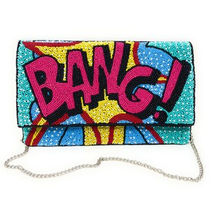 Unique Fun and Chic Clutch Purses: Hand-beaded With Love Birthday ...