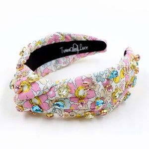 Easter Hand Sewn Knotted Headband, Easter Knotted Headband, Embellished ...