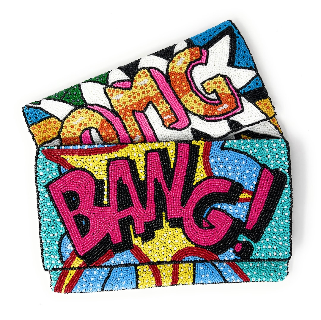Unique Fun and Chic Clutch Purses: Hand-beaded With Love Birthday ...