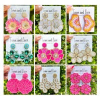 Beaded Fireweed Earring - Etsy