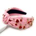 Heart Knot Headbands Valentines Day Headbands Valentines - Etsy