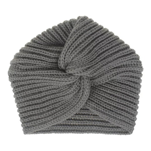 Knit Turban Hat - Etsy