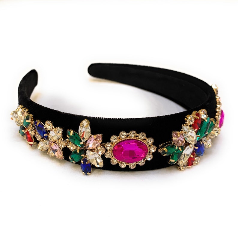 Jeweled Headband Rhinestone Headband for Women Embellished - Etsy