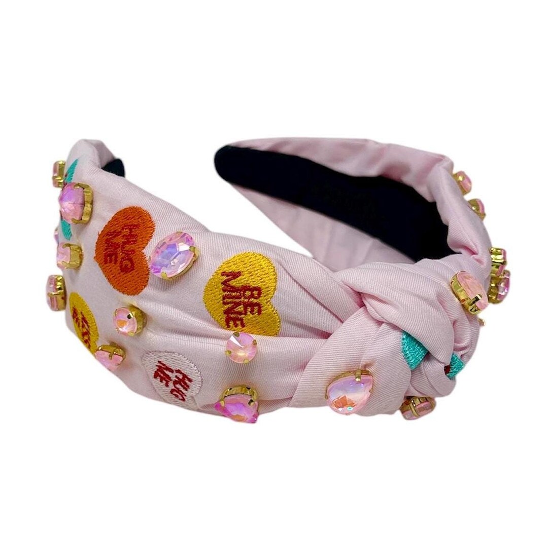 Glamorous Handmade Jeweled Top Knot Headbands for Valentine's Day ...