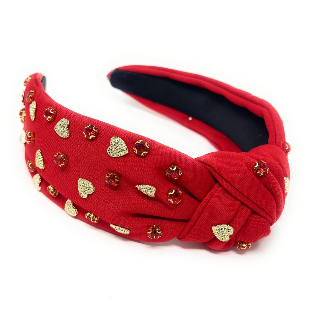 Sparkling Love: Handmade Custom Valentine's Day Headbands With Jewels ...