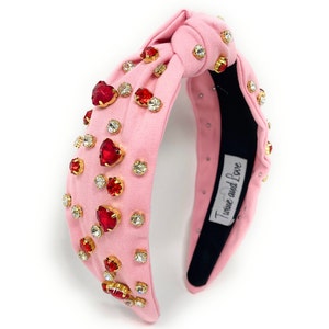 Heart Knot Headbands, Valentines Day Headbands, Valentines Knot ...