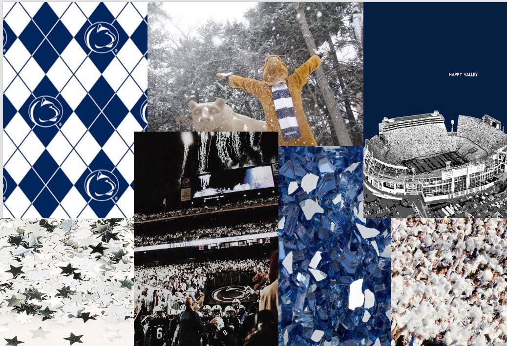 Custom College Themed Wall Collage Kit- 50 Pieces - Etsy