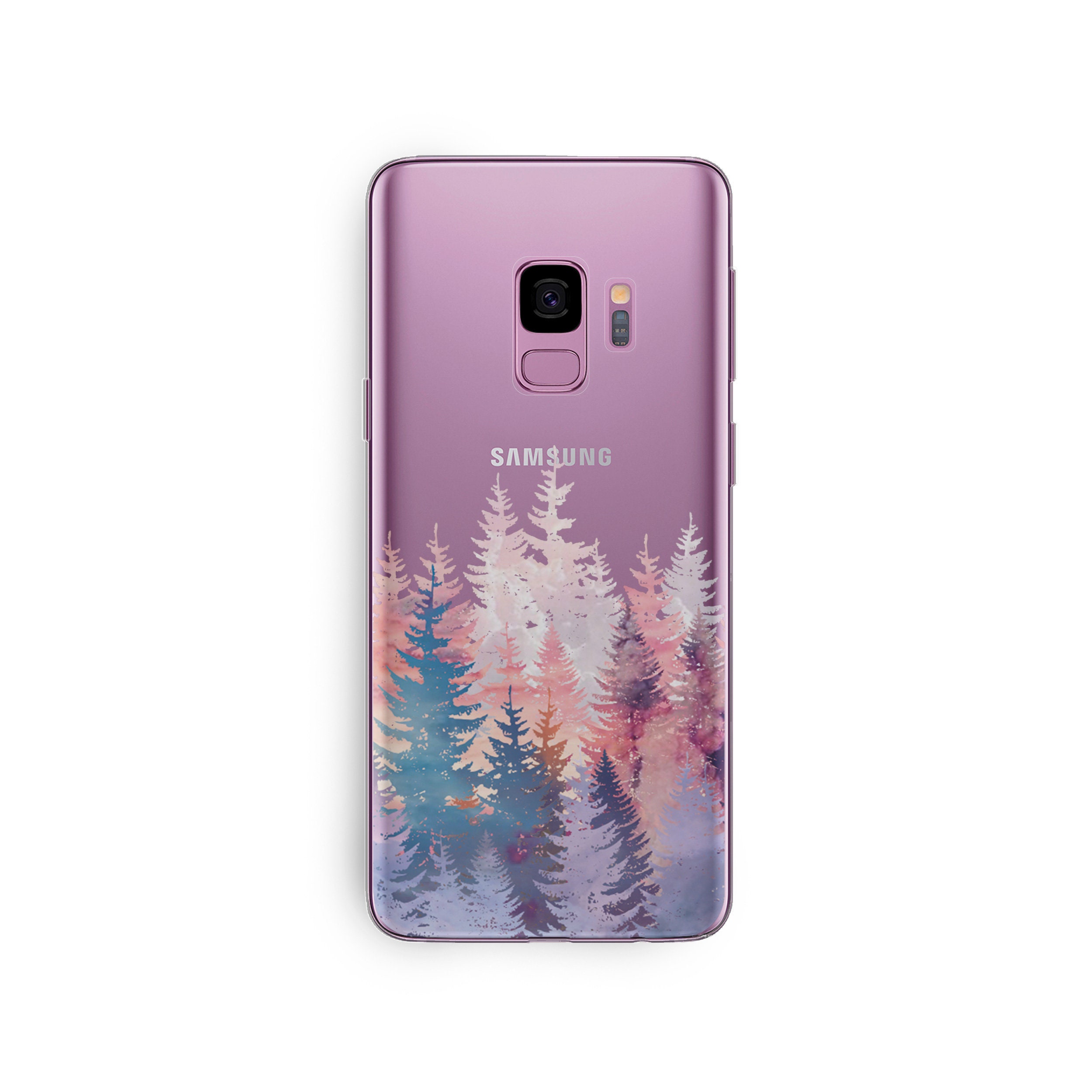 Colorful Forest Trees Clear Design Samsung Galaxy S21 Plus - Etsy