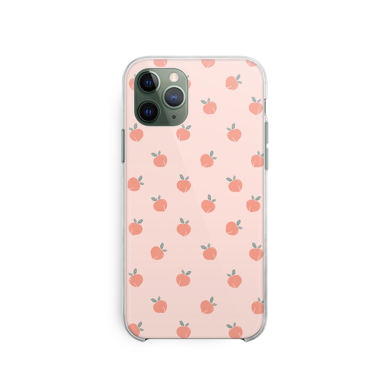 Peach iPhone 11 Case iPhone 11 Pro Max Case Fruits iPhone 11 - Etsy
