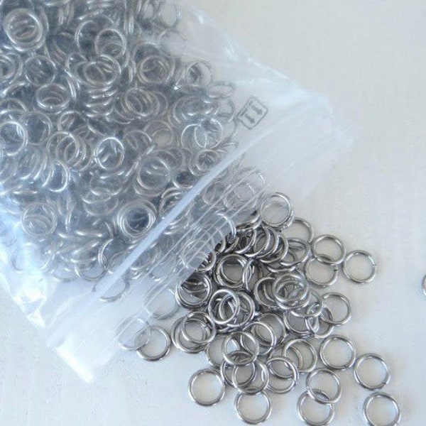 Sterling Silver Jump Rings - Etsy