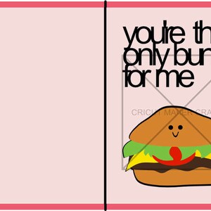 Kawaii Fast Food Pun Cards SVG Kit Bundle Burger Puns Fries - Etsy Hong ...