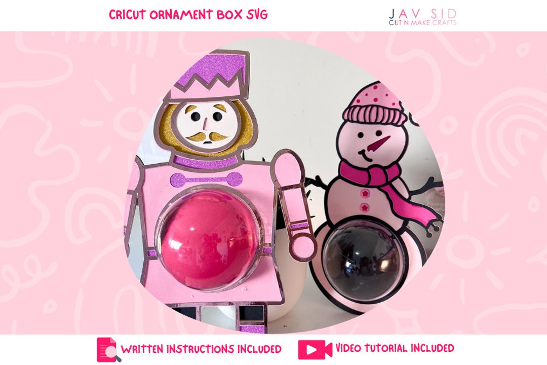 Nutcracker & Snowman Candy Dome SVG Candy Dome Svg Candy - Etsy