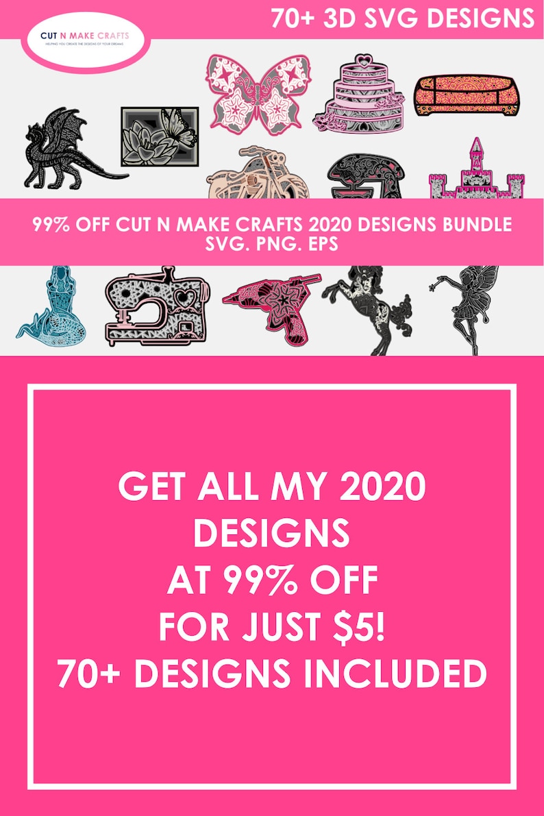 78 Designs MEGA 3D SVG Bundle | Mandala SVG | 3d Svg | Layered Svg ...