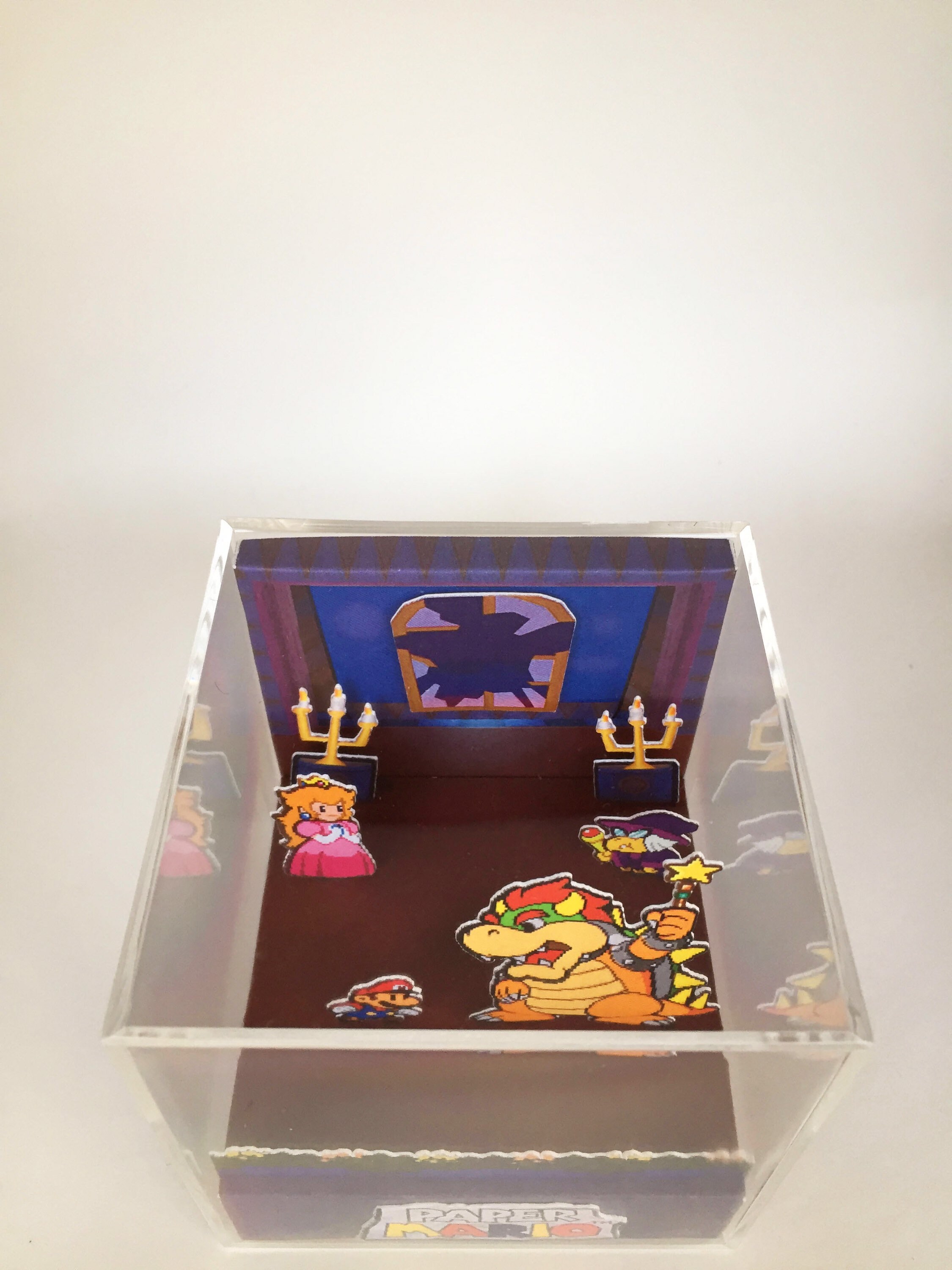 Paper Mario 3D Diorama Cube - Etsy