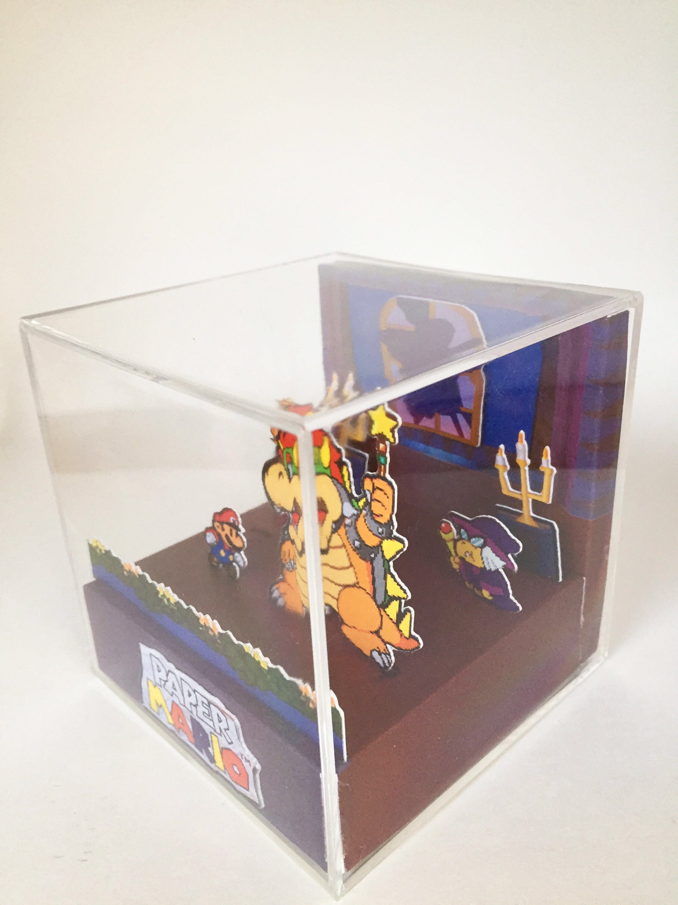 Paper Mario 3D Diorama Cube - Etsy