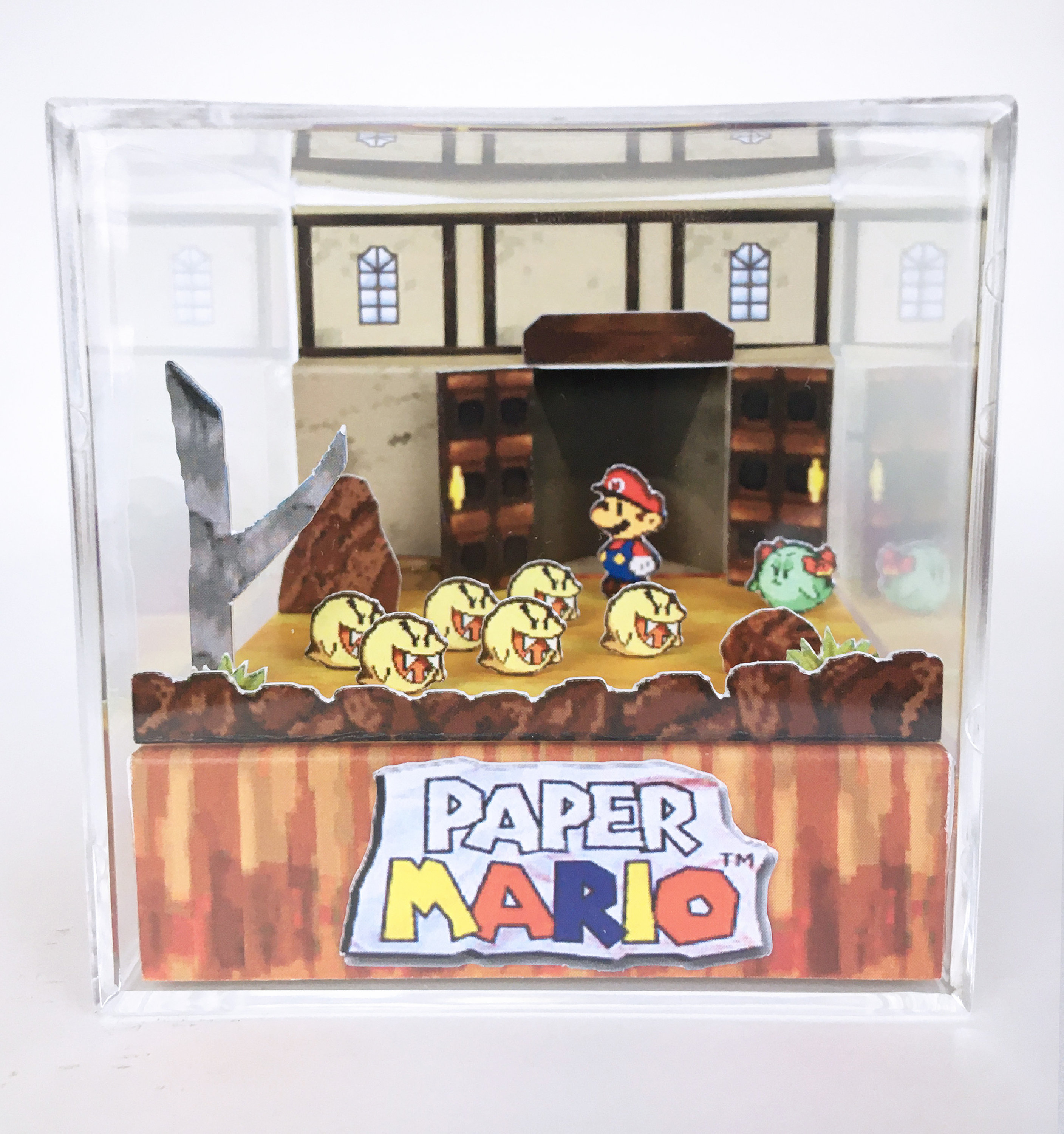 Paper Mario N64 3D Diorama Cube Tubba Blubba's Castle | Etsy