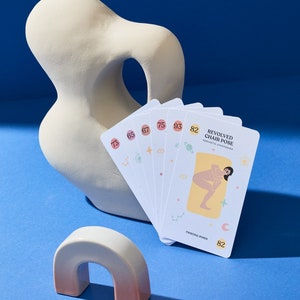 ASANA CARDS EXPANSION Deck Moon Edition, Yoga Practice Cards, Yoga ...