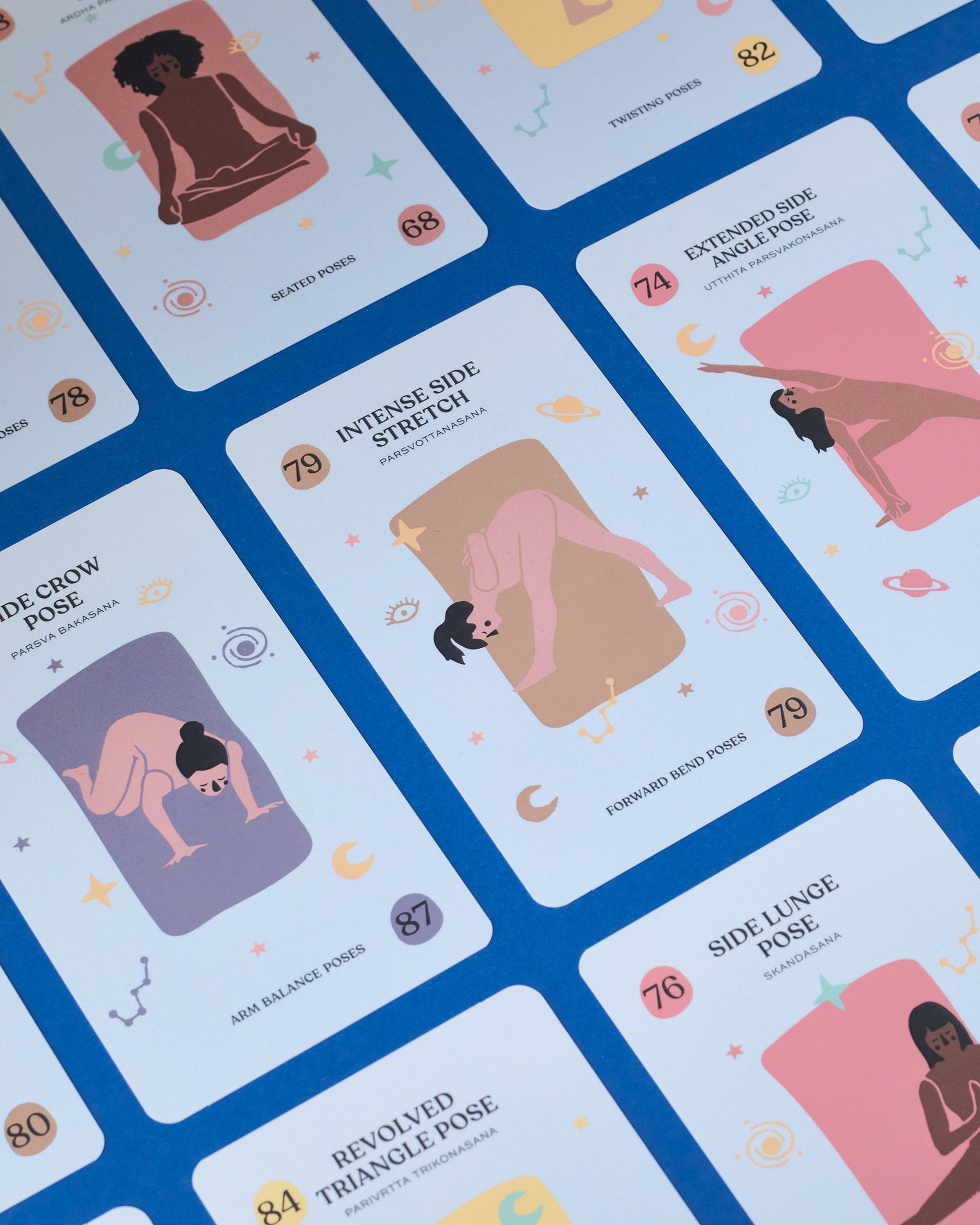 ASANA CARDS EXPANSION Deck Moon Edition Yoga Practice Cards - Etsy
