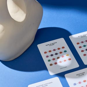 ASANA CARDS BUNDLE - Sun Edition & Moon Edition, Yoga Deck, Yoga Pose ...