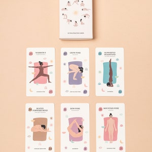 ASANA-KARTEN, Yoga-Pose-Karten, Yoga-Karten, Yoga-Posen, Yoga-Lehrer ...