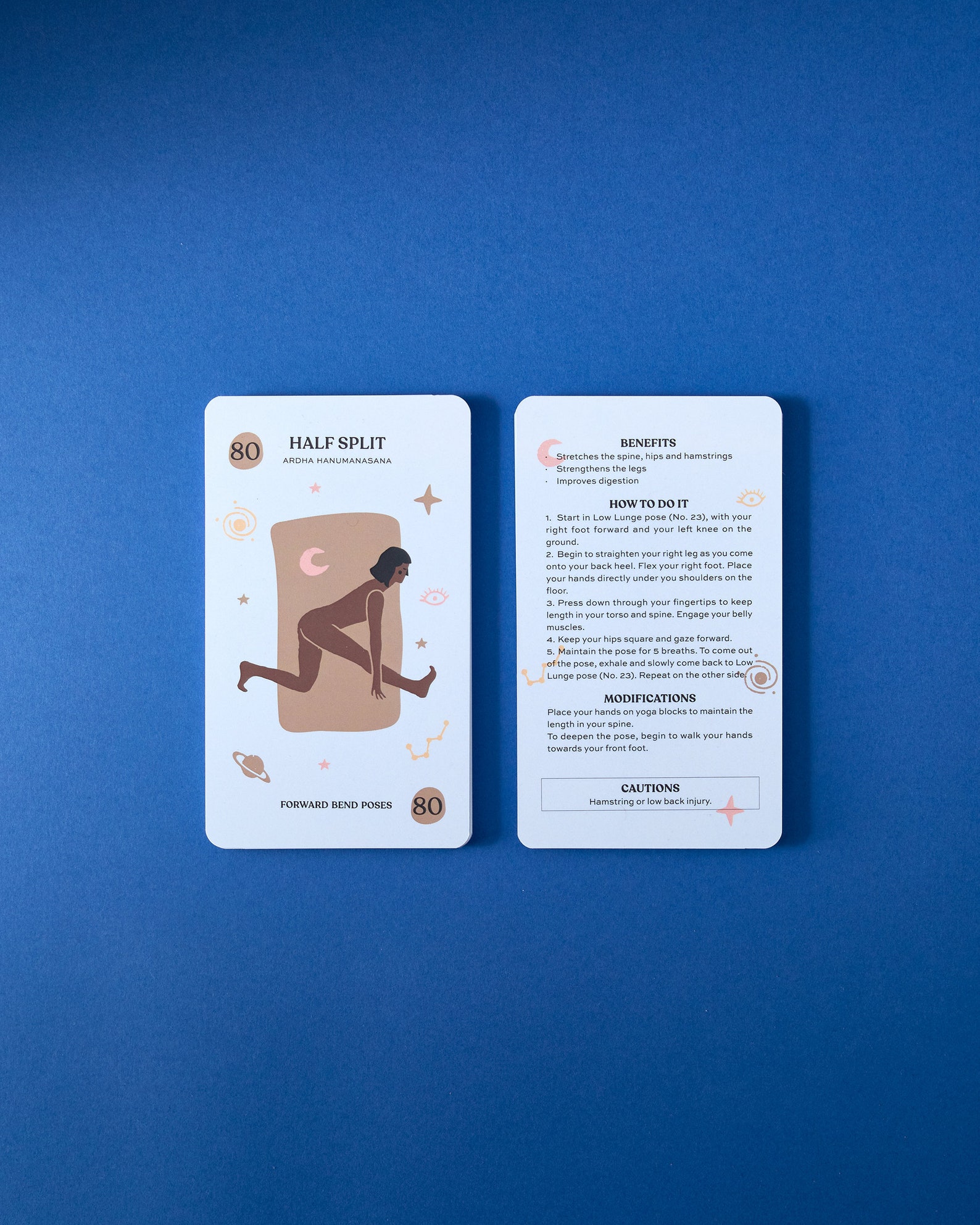 ASANA CARDS EXPANSION Deck Moon Edition Yoga Practice Cards - Etsy