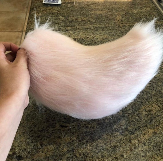 Fluffy Pink Fursuit Tail - Etsy