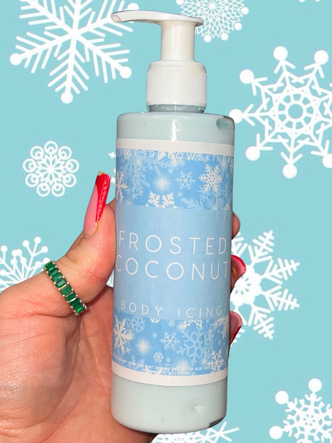 Frosted Coconut Shimmer Body Icing - Etsy